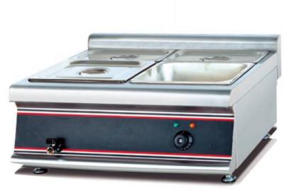 Cina Dual Voltage Silver Electric Restaurant Soup Warmer Display Unit With Temperature Control in vendita
