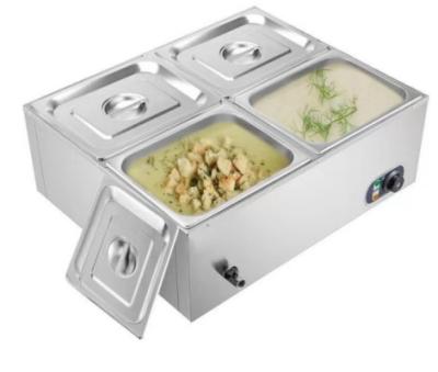 Китай Electric Silver Bain Marie for Restaurant Cooking Temperature Range 0℃ to 100℃ продается