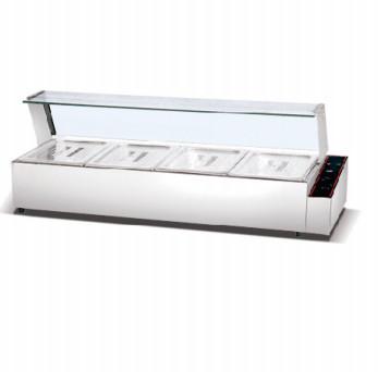 Китай Electric Restaurant Soup Warmer Bain Marie Stainless Steel 0℃~100℃ Range продается