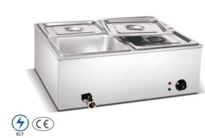 Китай Stainless Steel Electric Bain Marie Silver 0℃~100℃ for Commercial Kitchens продается