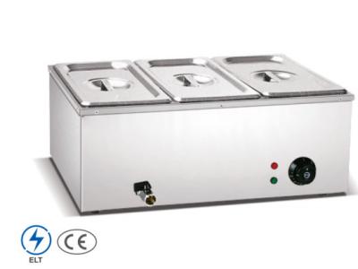 Китай Commercial Stainless Steel Bain Marie for Soup Heating 0-100℃ 220-240V Electric Fuel продается