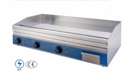 中国 Temperature Electric Griddle Silver Restaurant Cooking Equipment 220-240v 50hz Voltage 販売のため