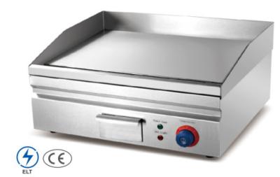 中国 Electric Stainless Steel Griddle for Restaurant Cooking Temperature Range 0℃ to 100℃ 販売のため