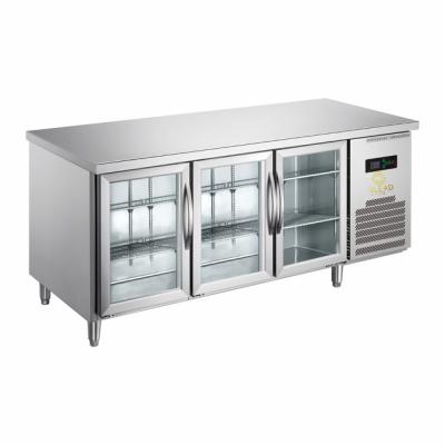 China Air Cooled Refrigeration Unit for Precise Temperature Control - Ss304 Double Glass Door Refrigerator for sale