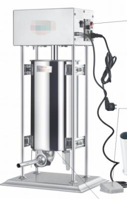 China Commercial Stainless Steel Sausage Stuffer Filler with Various Capacities and Easy Hygienic Refilling for sale