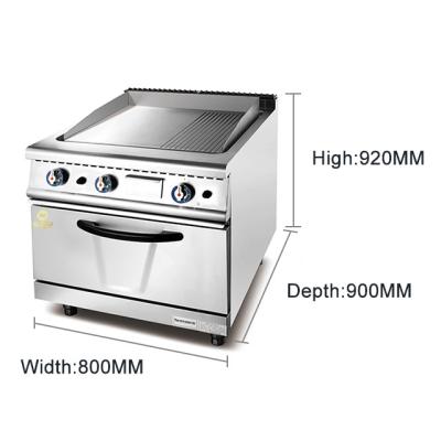 Cina GL RG LPG/NG Gas Valve Commercial Cooking Range Machine 17.8KW with Adjustable Temperature Control in vendita