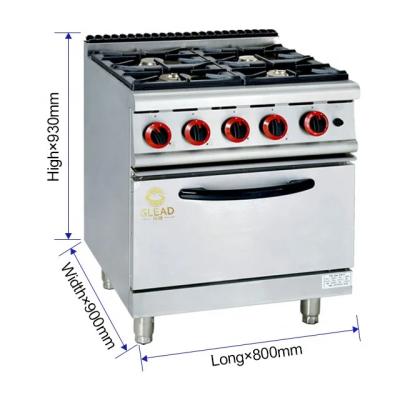 China Commercial Gas Cooking Range Machine for Restaurants Kitchens à venda