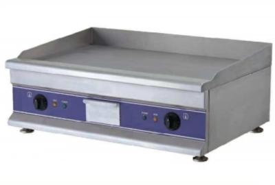 中国 Electric Stainless Steel Griddle 220-240v 50hz Silver Kitchen Equipment For Cooking Various Foods 販売のため