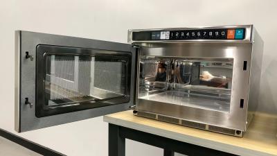China 25L Black/White Microwave Oven for Cooking at Temp 0-200C with Membrane Touch Control for sale