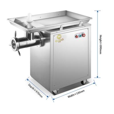 China National Standard Copper Wire Motor Meat Grinding Machine With 2200W Power And 320kg/h Capacity for sale
