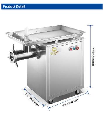 China National Standard Copper Wire Motor Meat Grinding Machine With 2200W Power And 320kg/h Capacity for sale