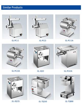 China National Standard Copper Wire Motor Meat Grinding Machine With 2200W Power And 320kg/h Capacity for sale