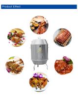 China Glead 12KW 380V Single Double Layer Electric Charcoal Gas Roast Duck Oven Machine for sale