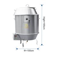 China Glead 12KW 380V Single Double Layer Electric Charcoal Gas Roast Duck Oven Machine for sale