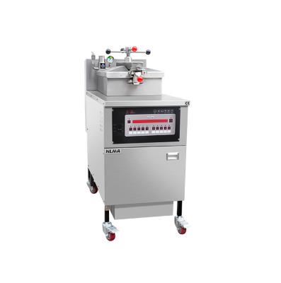 Cina 25L Electro Thermal Pressure Fried Chicken Machine 13.5 Kw Oil Filter Hotel Equipment in vendita