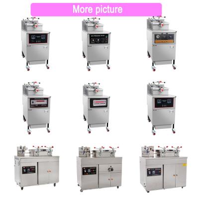 Cina 25L Electro Thermal Pressure Fried Chicken Machine 13.5 Kw Oil Filter Hotel Equipment in vendita