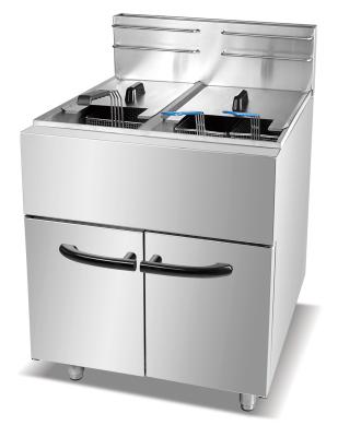 China Fast Food Restaurant Kitchen Ventless Floor Deep Fryer Commercial Fryer for sale