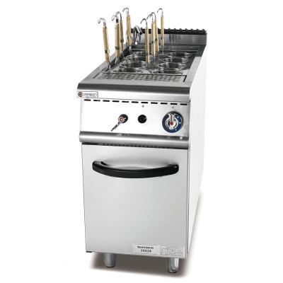 China Stainless Steel Gas Pasta Cooker with 9KW Power and Uniform Heating for Commercial Kitchens for sale