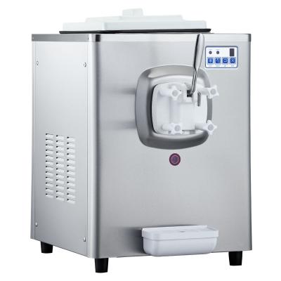 China GL-BQ108 Countertop Single Flavor Soft Serve Ice Cream Machine, Stainless Steel Commercial Mini Frozen Yogurt Ice Cream Maker with Night Preservation Mode for Small Snack Shop for sale