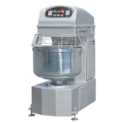 China Commercial Double Speed Double Action Spiral Dough Mixer Food Grade Stainless Steel Bowl Dough Kneading Machine with Safety Guard for Bakery Bread Pizza Restaurant Canteen for sale