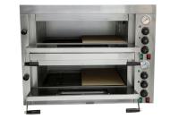 China Commercial Pizza Oven 2 Decks 5-13.62kW Electric with Mechanical Timer 50-500℃ Temperature Range for sale