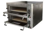 China Commercial Pizza Oven 2 Decks 5-13.62kW Electric with Mechanical Timer 50-500℃ Temperature Range for sale