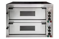 China Commercial Pizza Oven 2 Decks 5-13.62kW Electric with Mechanical Timer 50-500℃ Temperature Range for sale