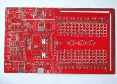 Китай PCB красного ОЛОВА погружения маски припоя изготовленный на заказ всходит на борт PCB двойного слоя FR4 продается