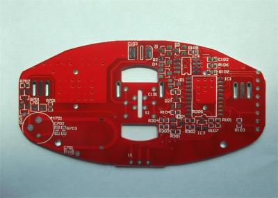 Китай PCB красной маски припоя изготовленный на заказ всходит на борт Silkscreen UL олова погружения белого продается