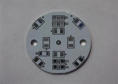中国 白いはんだのマスク注文 PCB はアルミニウム母材の中心に乗ります 販売のため