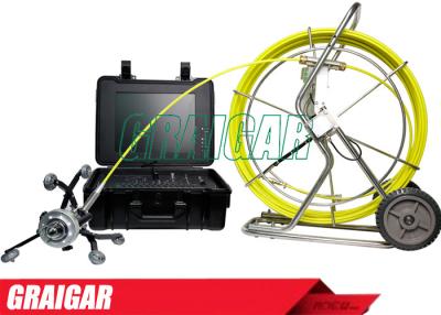 China Inspeção do encanamento do sistema da câmera da inspeção do esgoto bandeja de giro e uma inclinação de 360 graus à venda