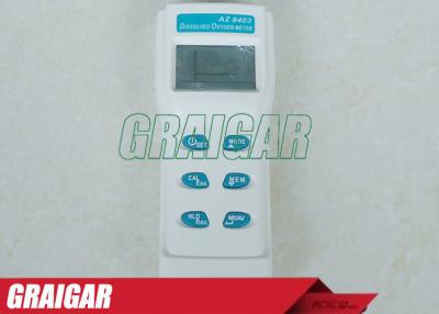 中国 AZ8403 検光子の器械の手持ち型の分解された酸素メートルは Datalogger/臨時雇用者/塩分 販売のため