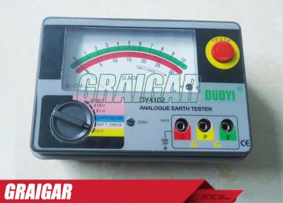 Cina Metro di resistenza di terra analogico del tester a terra di alta risoluzione di resistenza DY4102 1000 ohm in vendita