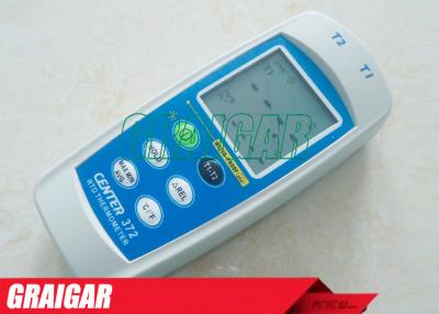 中国 二重温度のメートル pt100 の温度計 RTD の温度計の二重入力食糧温度計 CENTER-372 販売のため