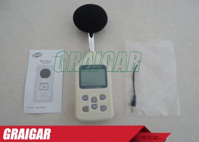 Cina Campo di misura LCD 30-130dB del tester di decibel di dB del fonometro del fonometro di GM1358 Digital in vendita