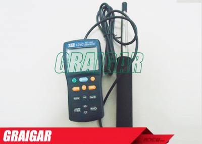 Cina Misuratore di portata ambientale del vento dell'aria dell'anemometro di Digital dell'apparecchiatura di collaudo dell'anemometro a filo caldo in vendita