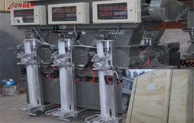 China Semi Automatic Cement|Gypsum Powder Packing Machine With 3 Mouth For Sale for sale