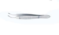 China Fórceps del milímetro Capsulotomy de la talla 1.2×3 del Curette con extremidad oblonga curvada de la cuchara en venta