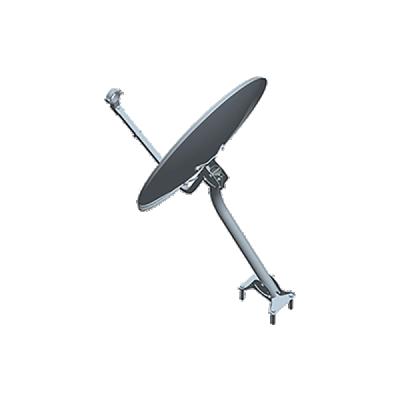 China 60cm KU Band Rx Antenna 10.7 - 12.75GHz For Satellite Communication for sale