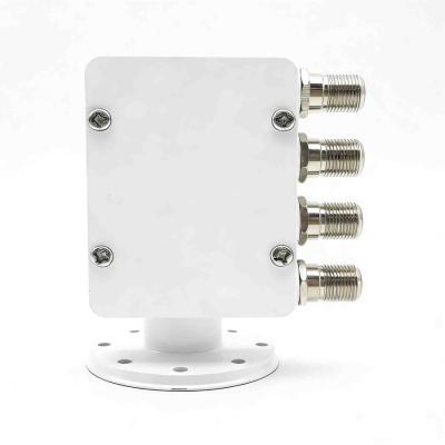 China High Gain Low Noise Quattro LNB - Universal 4 Output Ku Band LNBF for VSAT/Satellite Systems for sale
