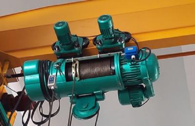 China Light Weight Electric Wire Rope Hoist For Single Girder Overhead Cranes / Gantry Cranes for sale