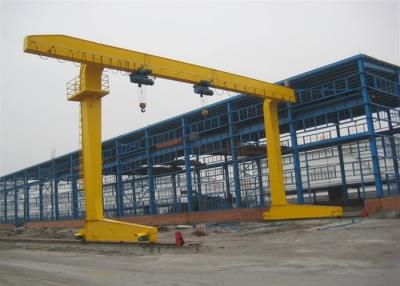 China MH Model Single Girder Gantry Crane With Electric Hoist For Outside Warehouse for sale