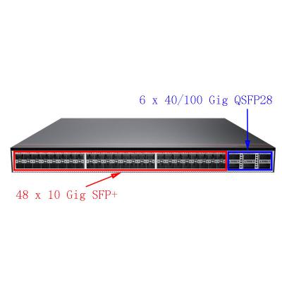 Cina 48-Port Huawei S6730-H48X6C Gigabit Ethernet Switch con 6 100GE QSFP28 Ports Stock Sì in vendita