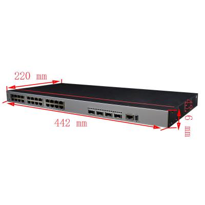 Cina Potente switch gestito a 24 porte S5735-L24T4X-A1 con porte Ethernet 10/100/1000BASE-T in vendita