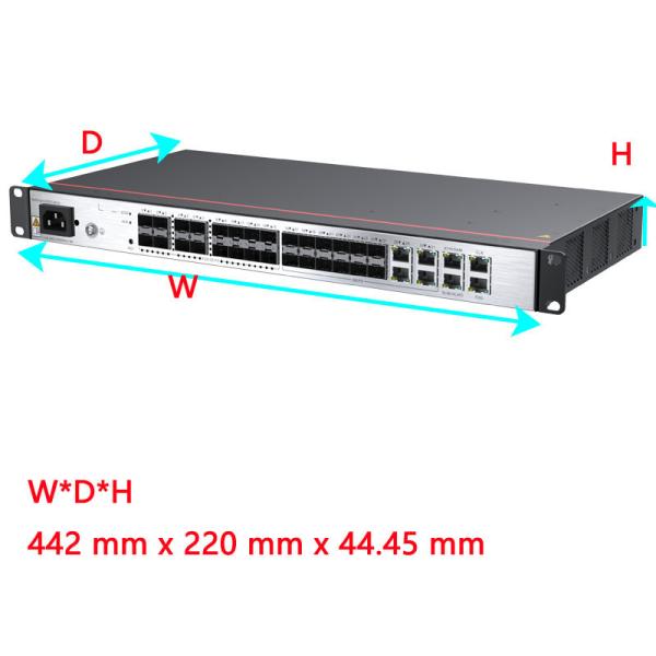 6 * 10GE 26 * GE Fixed Ports 2 * DC Power Supply NetEngine 8000M1A Enterprise Class Router