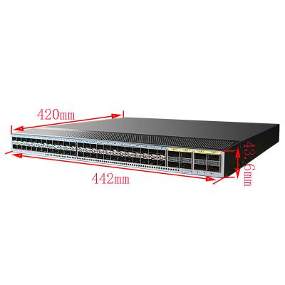 中国 CE6865-48S8CQ-SI-B マネージドスイッチ 56 ポート プライベート・モールド付き産業用イーサネットスイッチ 販売のため