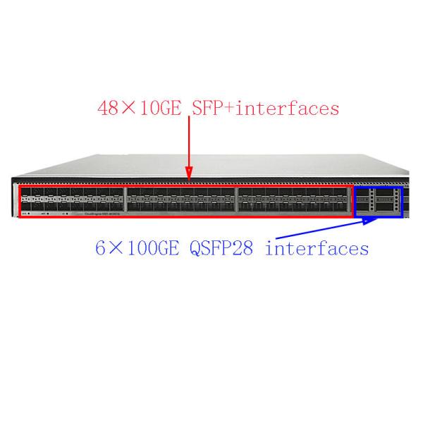 1600Mpps 通信速さ 産業用イーサネットスイッチ CE6881E-48S6CQ-B 企業用