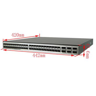 Cina CE6863-48S6CQ-F Industrial Ethernet Switch 48 porte 4.8Tbps/76.8Tbps Capacità di commutazione in vendita