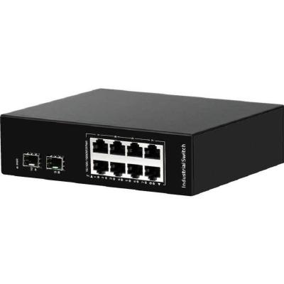 Cina Industrial 8-Port 10/100/1000Mbps PoE Switch con 2 porte SFP e Private Mold Design in vendita
