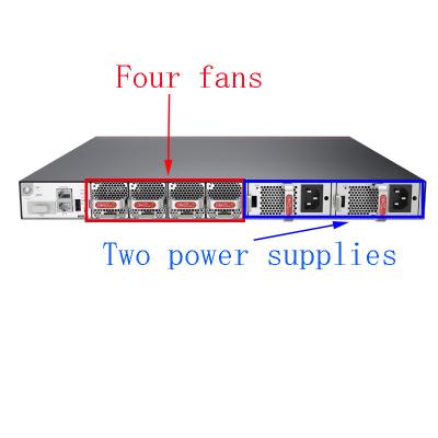 Cina S5732-H24S6Q Switch Ethernet con alto tasso di inoltro di pacchetti di 558Mpps e 48 porte in vendita